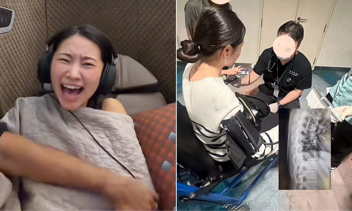 S'pore influencer slammed for 'panic attack' video taken on SIA flight ...