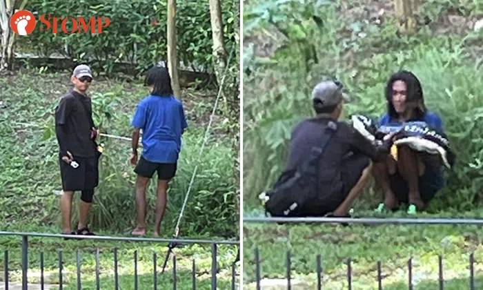 Men threaten to punch Stomper after he took pics of them fishing ...