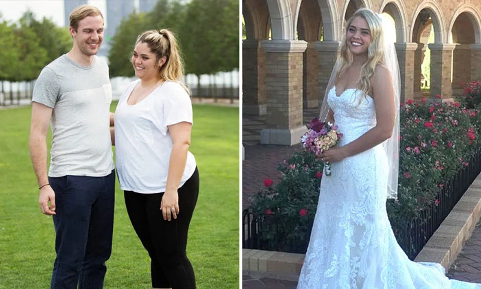 Bride loses 50 kg in 15 months after being embarrassed by engagement ...