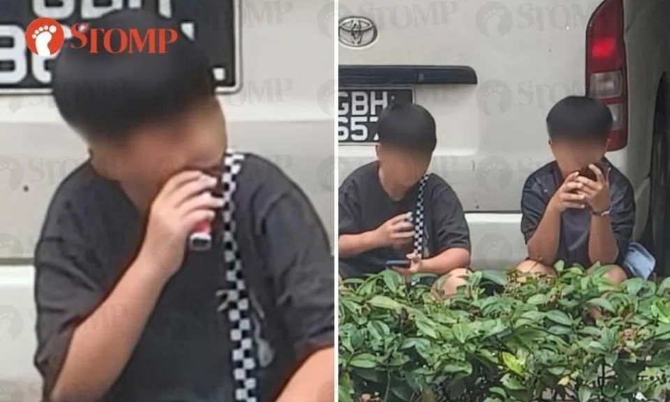 Stomper worries for young boy spotted vaping behind van in Canberra ...