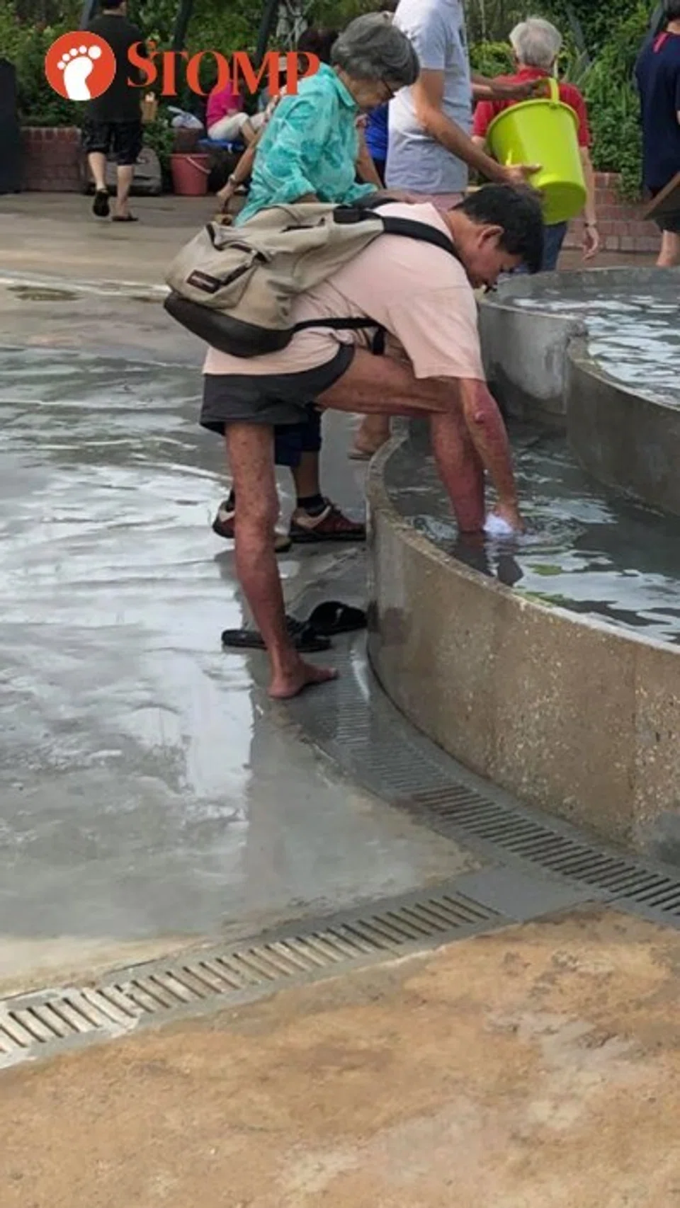 Why we can't have nice things: Man soaks body in Sembawang hot spring ...