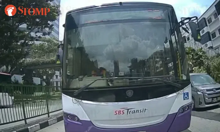 SBS Transit takes action against bus captain who almost sideswiped car ...