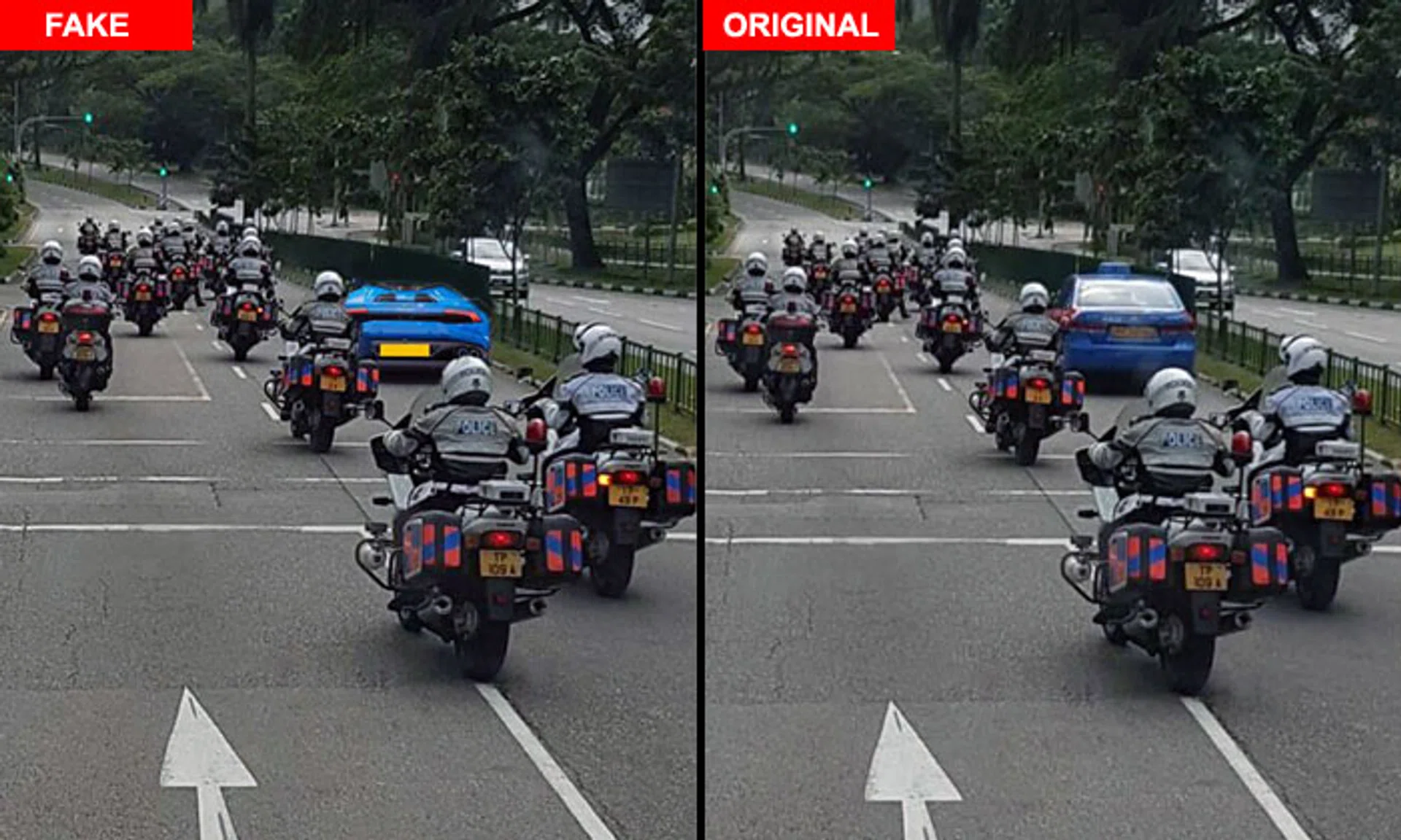 Viral photo of TP escorting Lambo riles up..., Latest News - STOMP