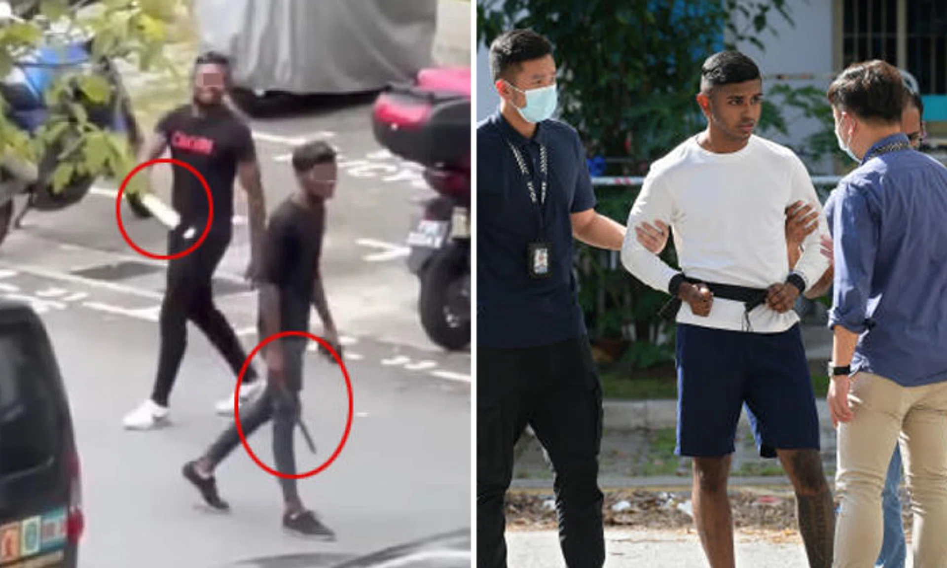 Boon Lay wedding slashing: 2 men jailed for 36 and 39 months, given 6 ...