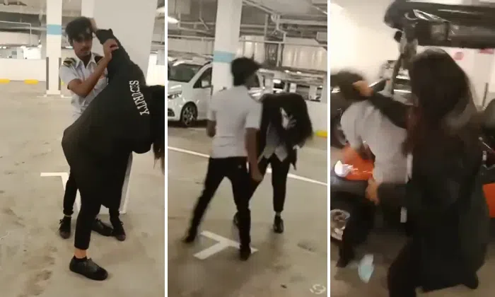 2 security officers fighting in carpark 'held accountable for their ...