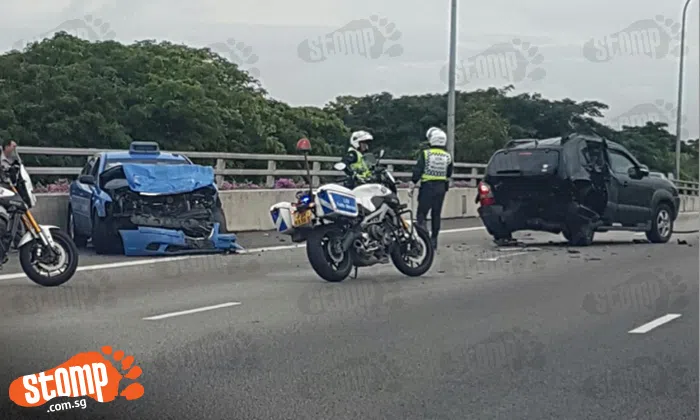 Cab driver sent to hospital after collision between taxi and car after ...