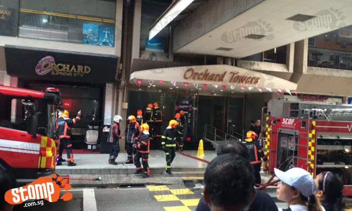 15 people evacuated after fire breaks out at Orchard Towers | STOMP