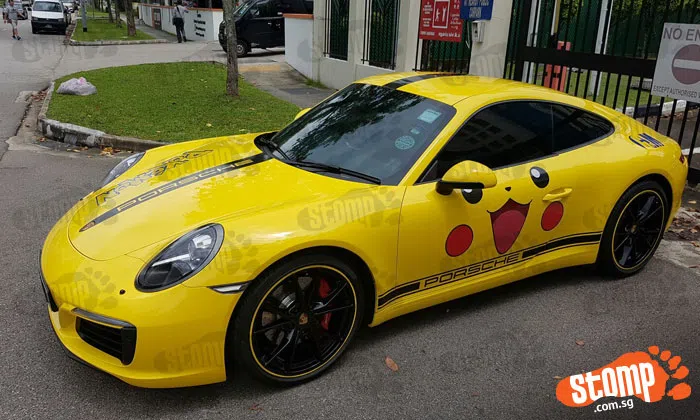 This Porsche spotted outside Traffic Police Department at Ubi Ave 3 is ...
