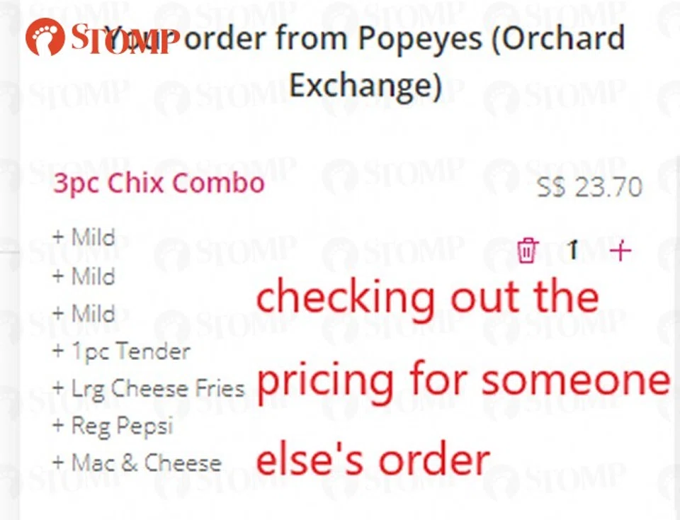 Foodpanda customer gets someone else's Popeyes order -- that's $19.30 ...