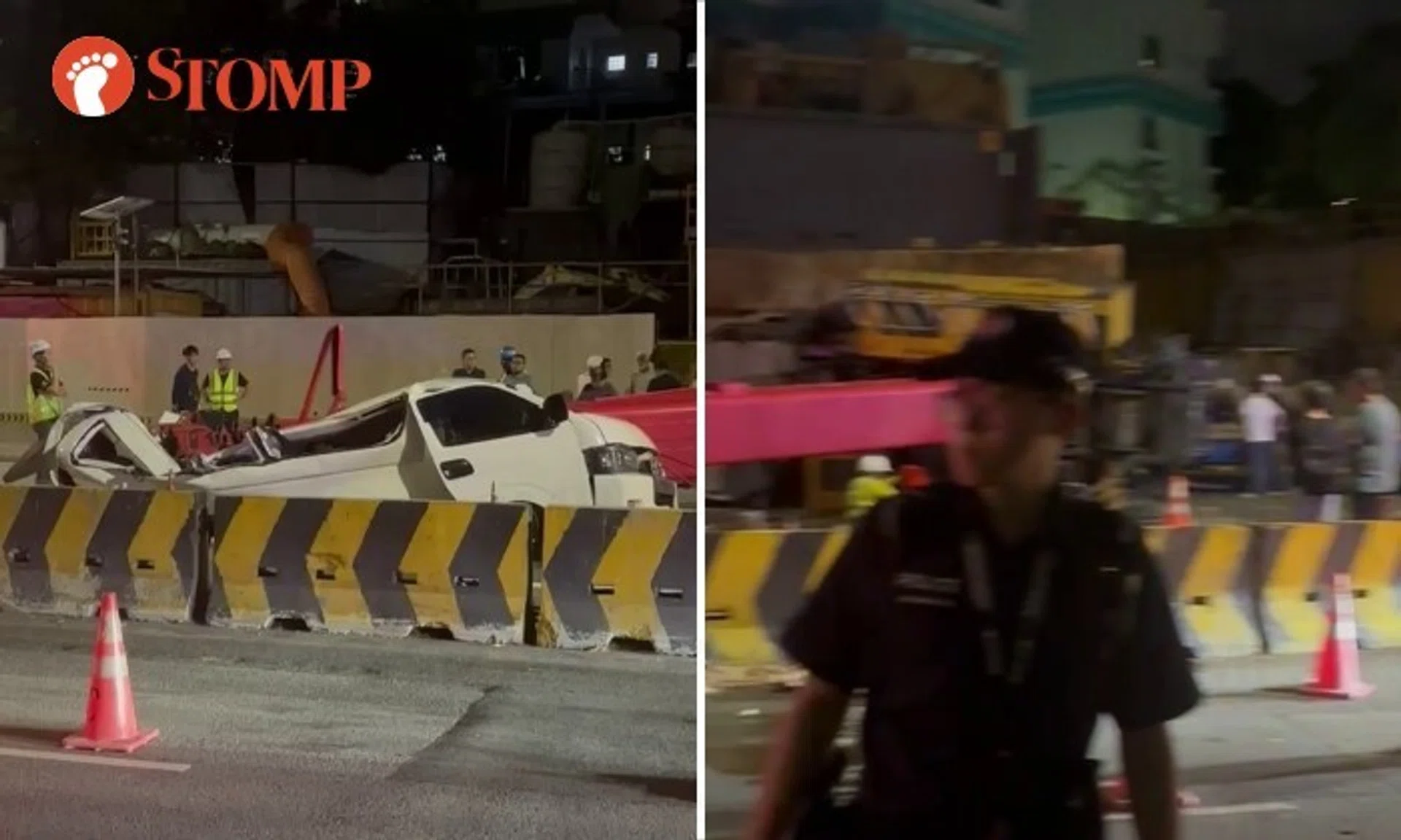 Toppled crane that crushed van in Sengkang removed, road repaved and ...