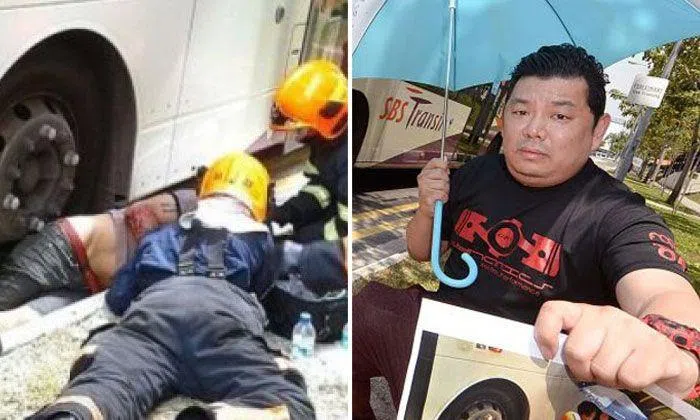 Accident where man got pinned under bus: 'Umbrella man' disappointed ...