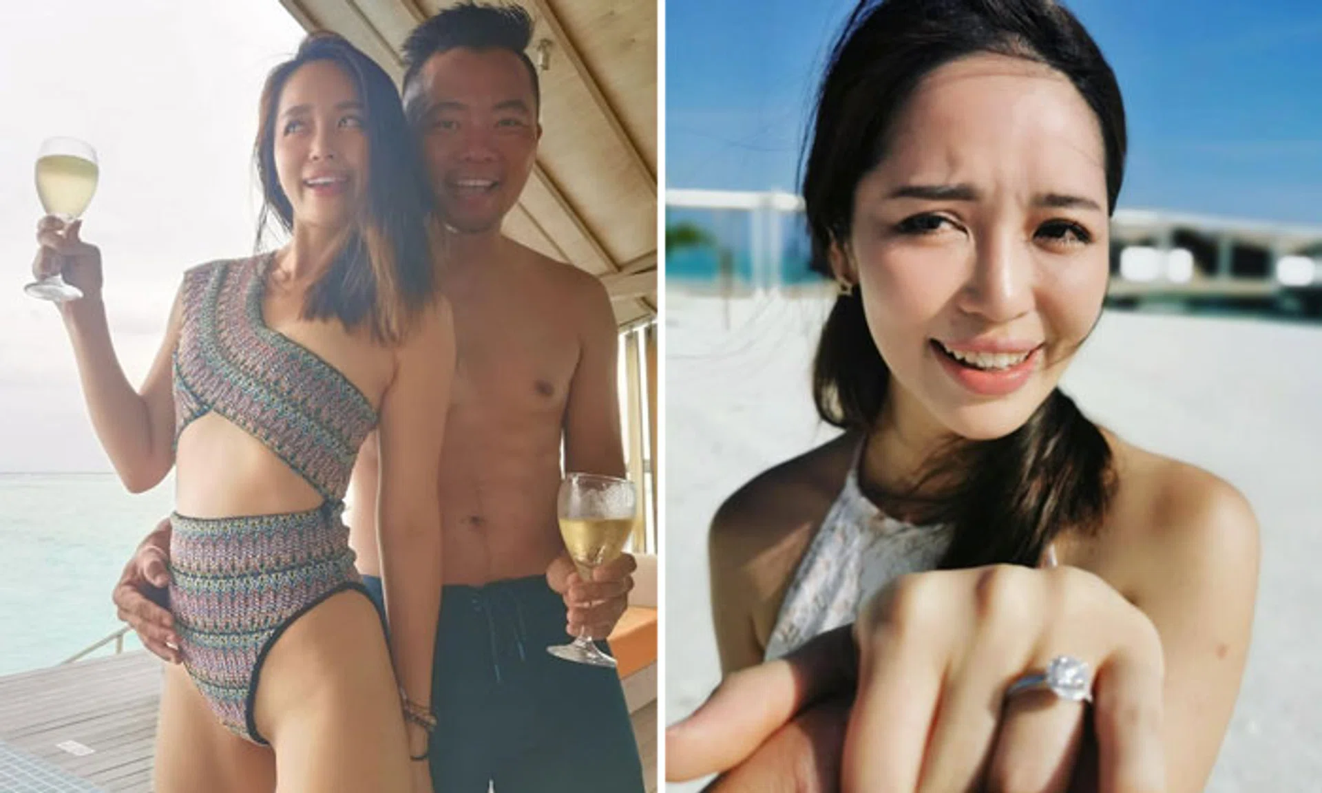 Former radio DJ Daniel Ong proposes to artist girlfriend in Maldives | STOMP