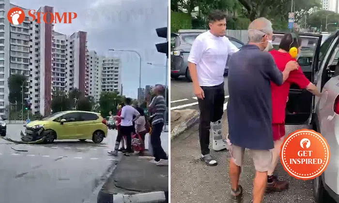 Kind hero with foot injury rushes to help family involved in accident ...