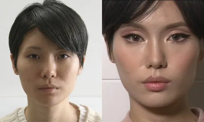 Makeup artist proves you don't need plastic surgery to transform ...