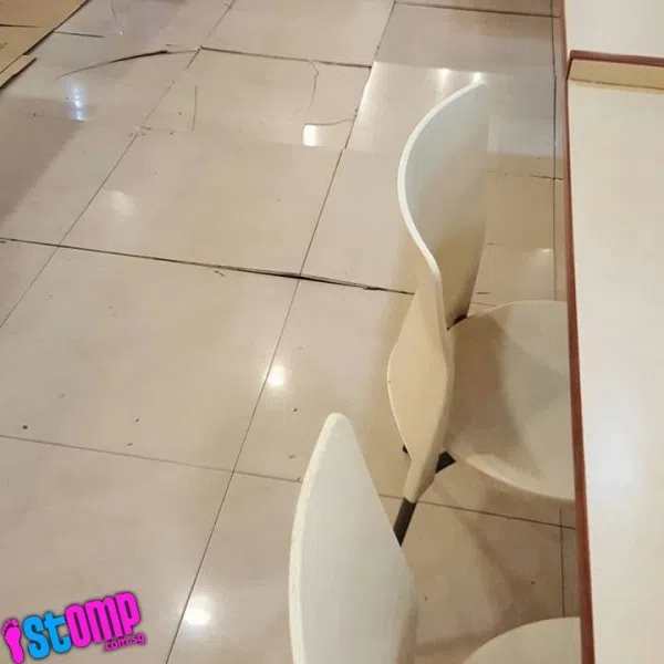 Another case of cracked tiles 'popping out' of ground -- this time at ...