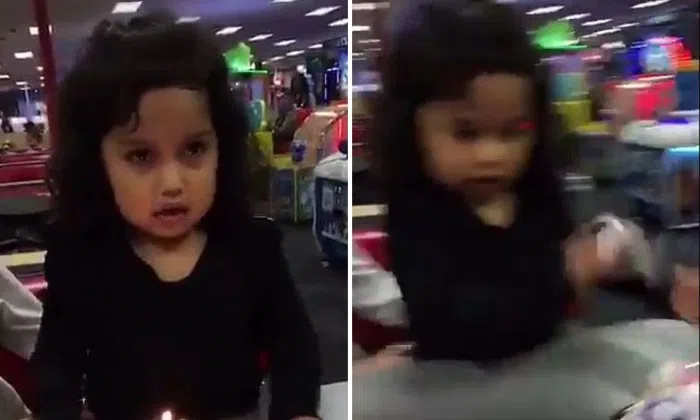 Girl ruins her own birthday by throwing cake on the floor: Mum claims ...