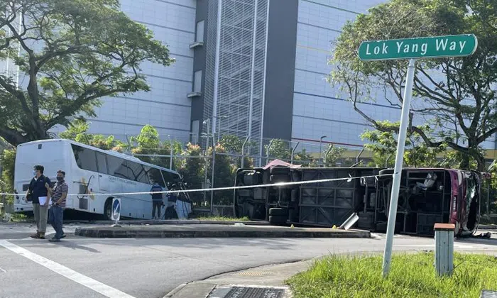 1 driver killed, 37 passengers taken to hospital after 2 buses in ...