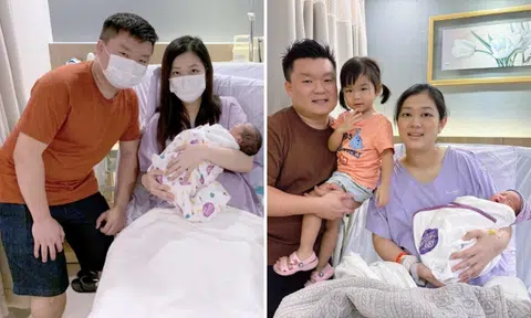 2 mums give birth at midnight on Aug 9, one newborn is couple's 2nd ...