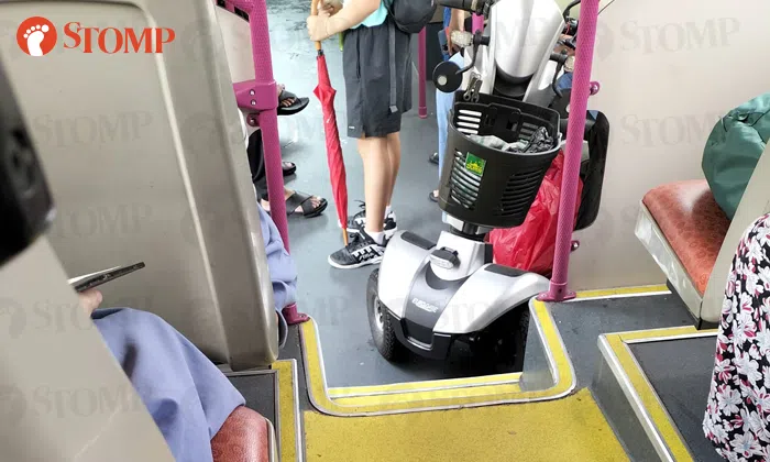 Man sits on big PMA on bus -- but here's the 'funny thing' | STOMP