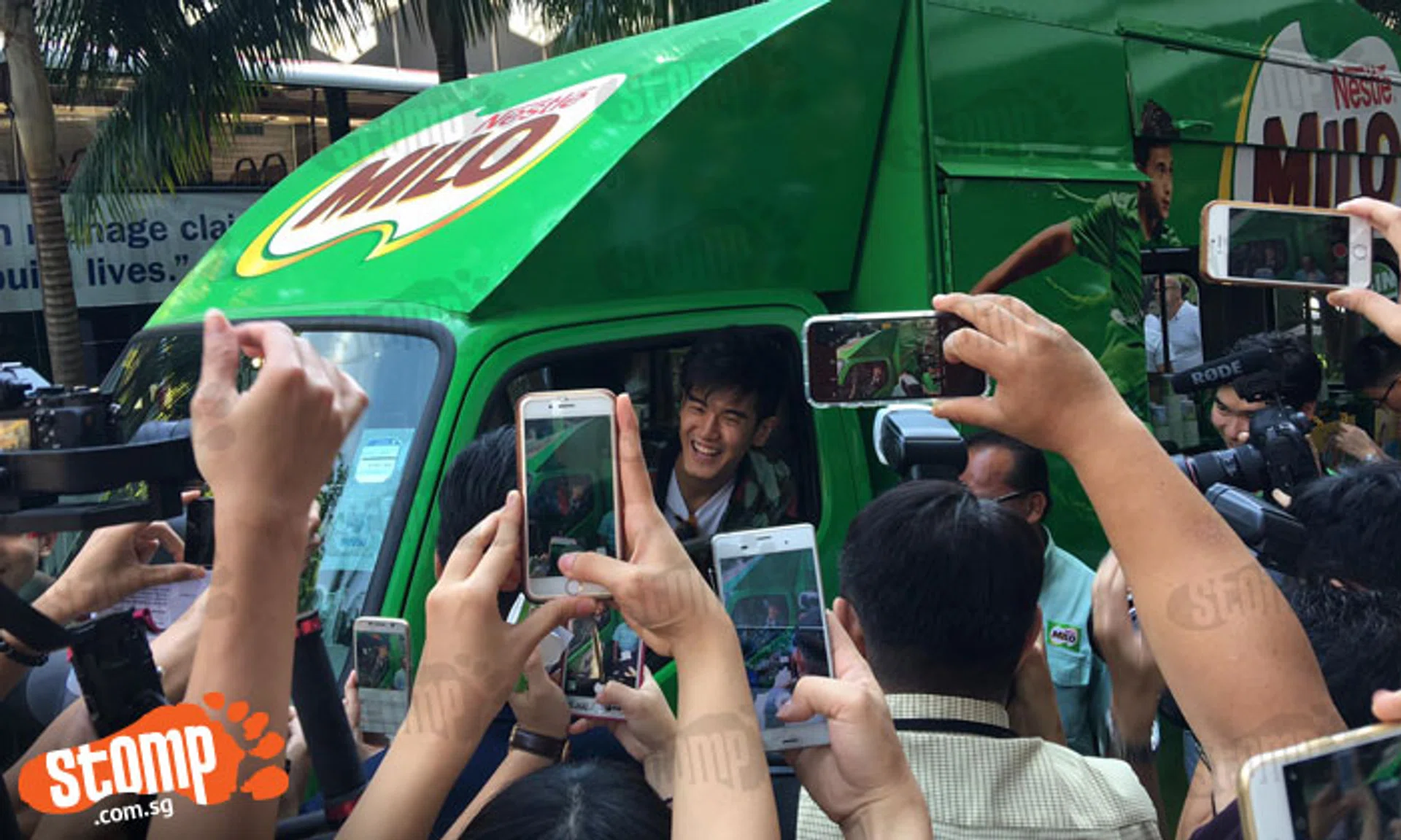 Is that... Nathan Hartono in the Milo Van? | STOMP