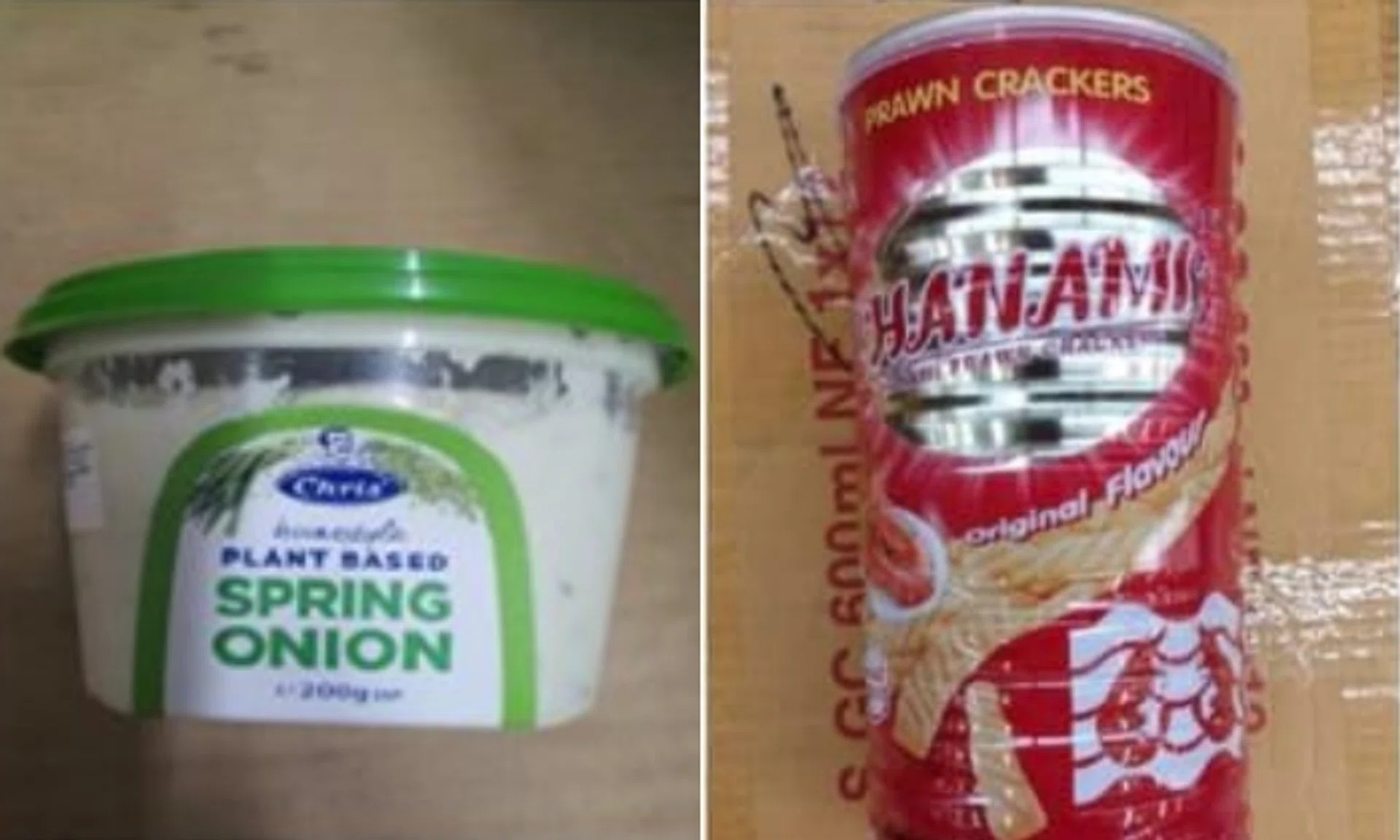 Vegan dip and prawn crackers recalled over undeclared allergens | STOMP