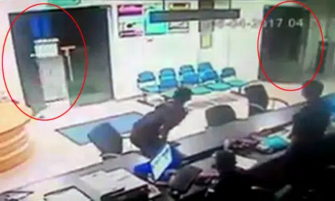 Doors open and slam all on their own -- leaving staff in office spooked ...