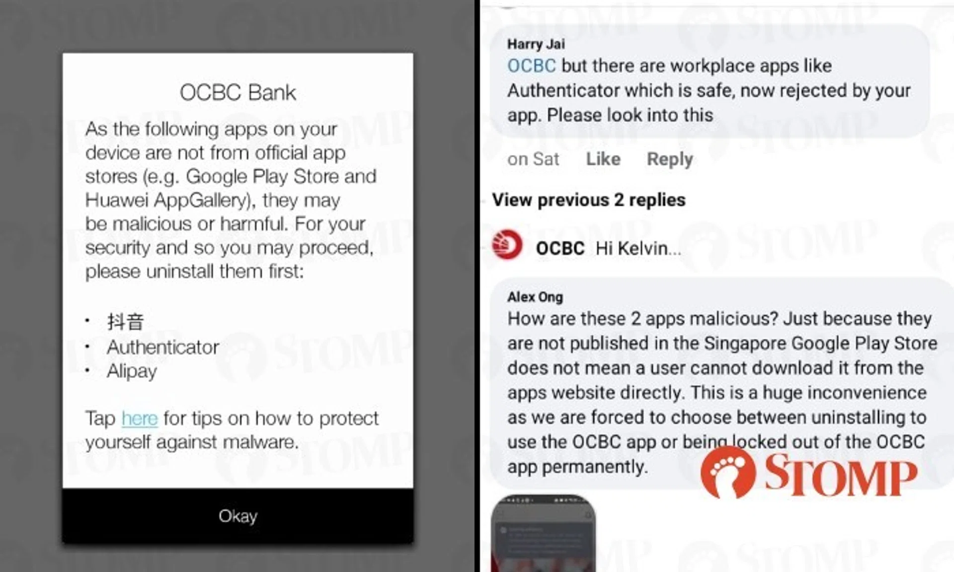 'How can OCBC tell me what apps to use on my own phone?': Customers ...