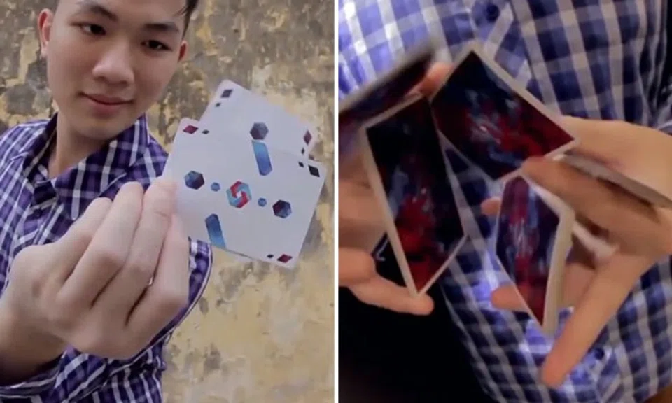 Every day he's shufflin': This dude will charm you with his insane card tricks | STOMP