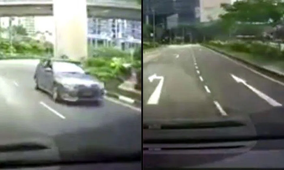 What's wrong with these drivers? Yet another seen going against traffic ...