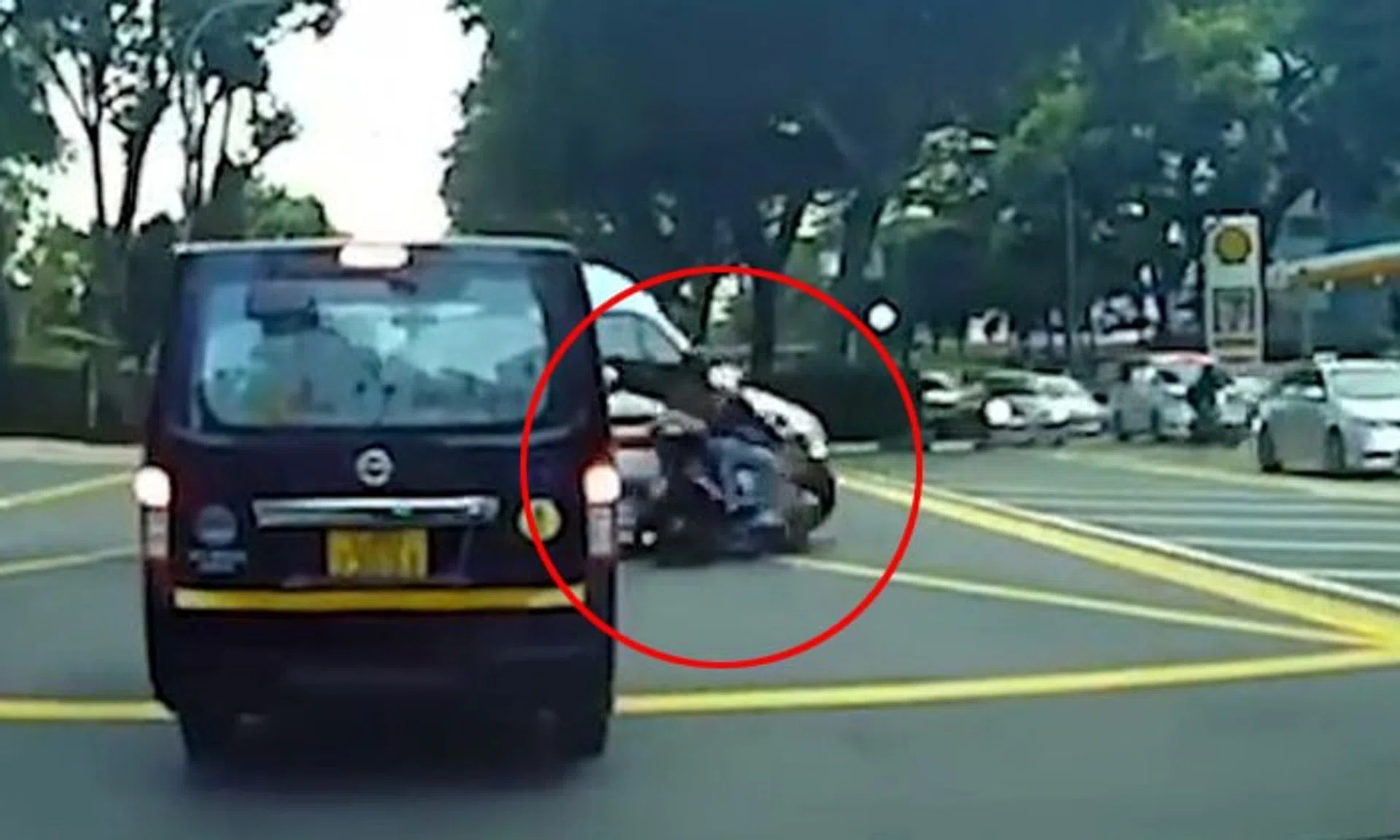 Motorcyclist with pillion rider crashes into ambulance outside ...