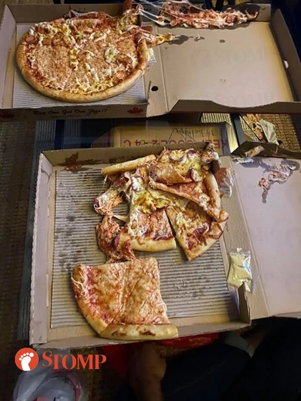Customer loses appetite after receiving pizzas that look 'completely ...