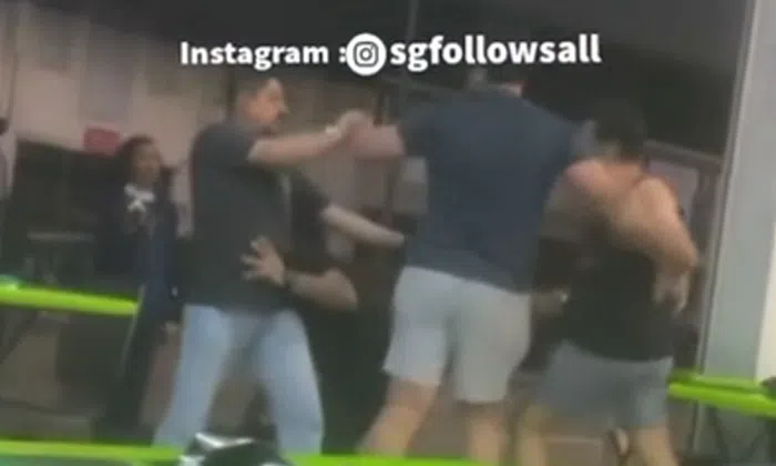 Men fight at Lavender Street, guy's drink is the only casualty | STOMP