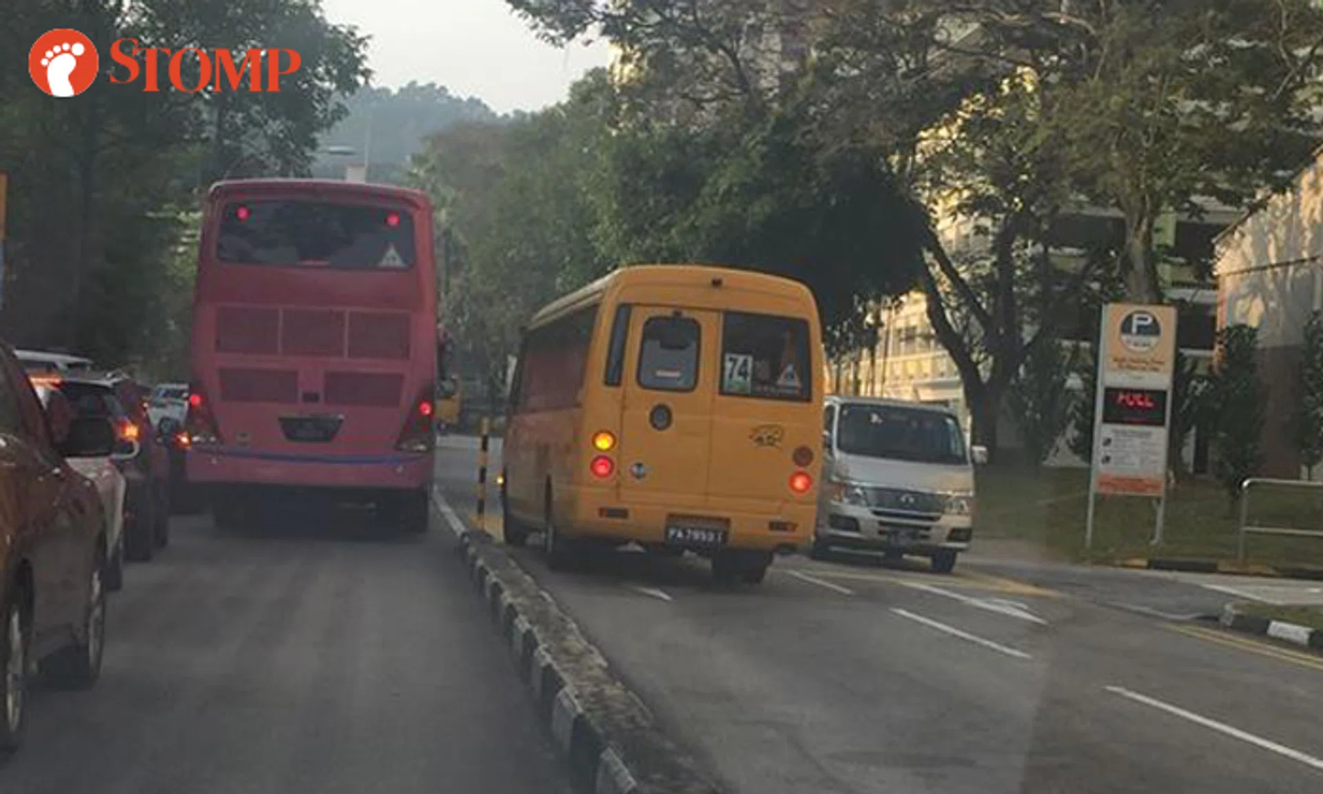 School bus driver beats jam along Woodlands Street 41 -- by going ...
