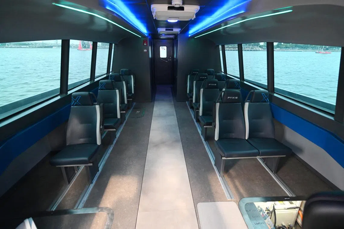 S’pore start-up Pyxis debuts fully electric passenger vessel for port ...