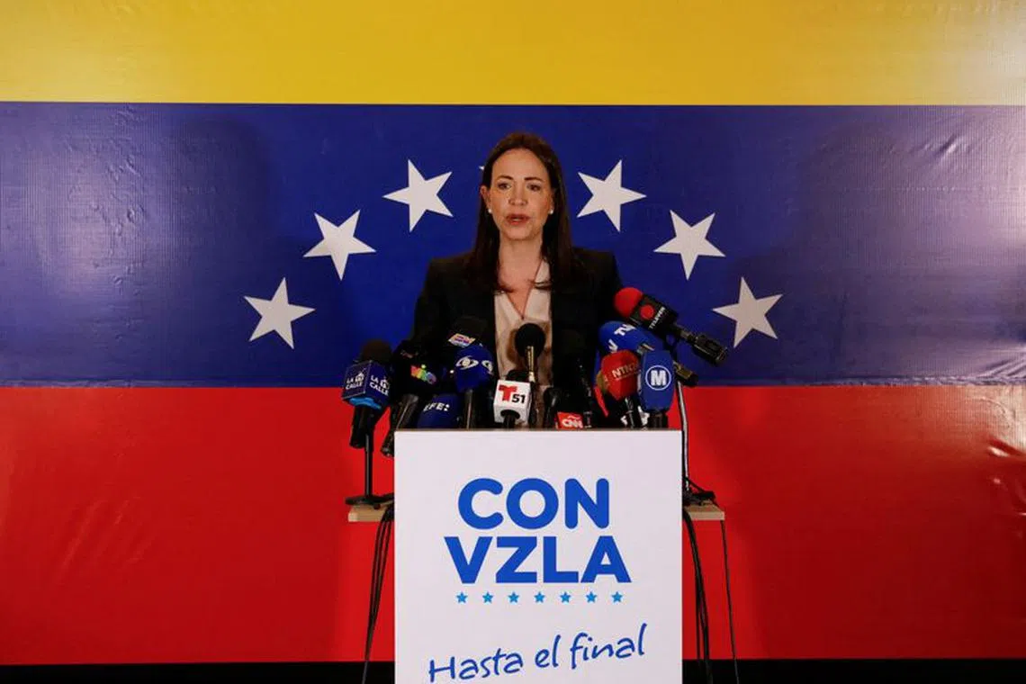Former Venezuelan lawmaker Machado defends opposition primary against ...