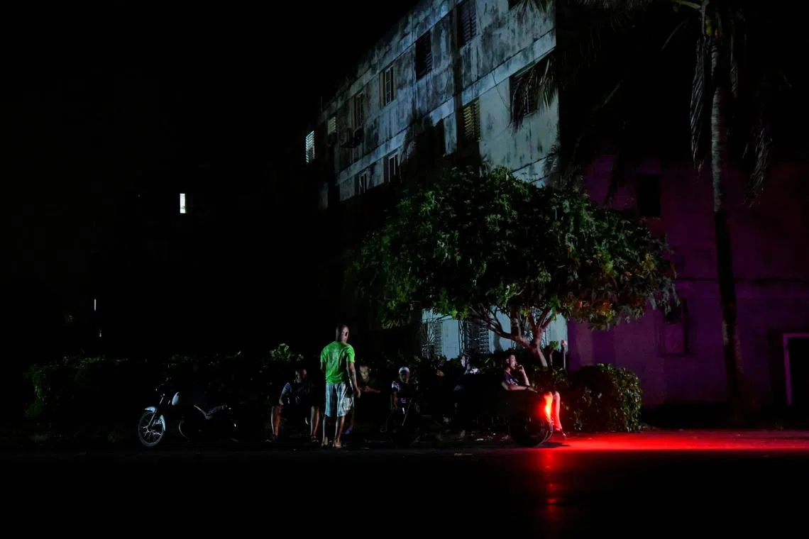 Massive blackouts roil Cuba | The Straits Times