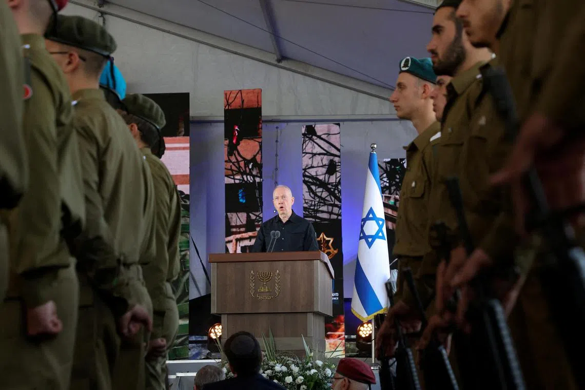 Relatives of Hamas attack victims interrupt PM Netanyahu’s speech | The ...