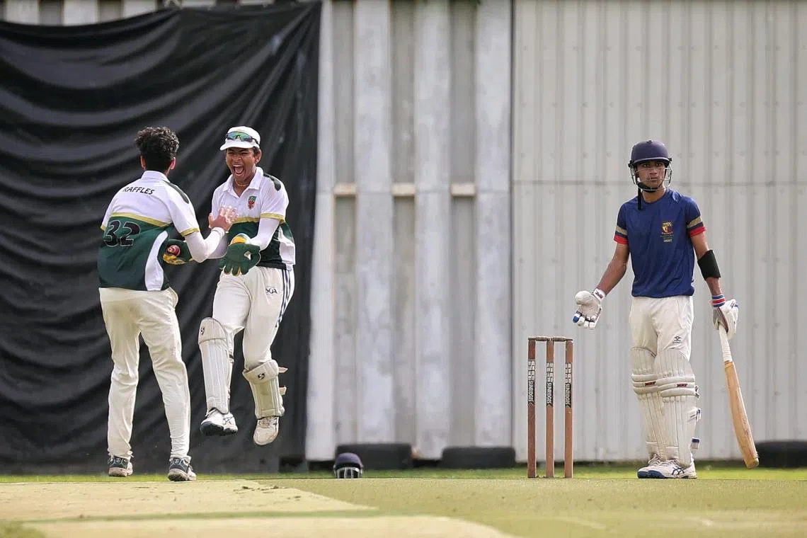 Raffles Institution learn from past mistake to win first A Div cricket ...