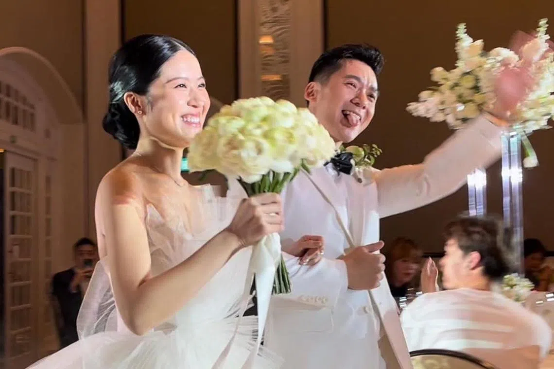 Ah Boys To Men actor Joshua Tan marries model-influencer Zoen Tay on ...