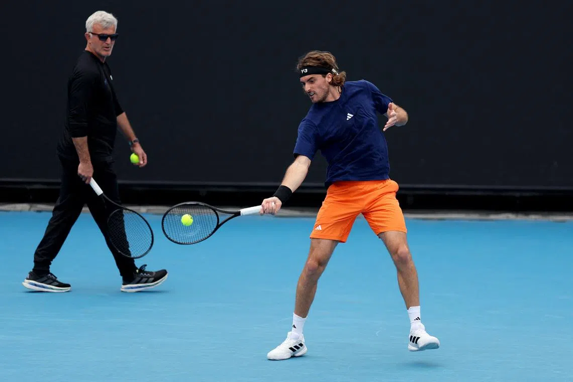 Tsitsipas seeks the joy of competition ahead of Melbourne Park return ...