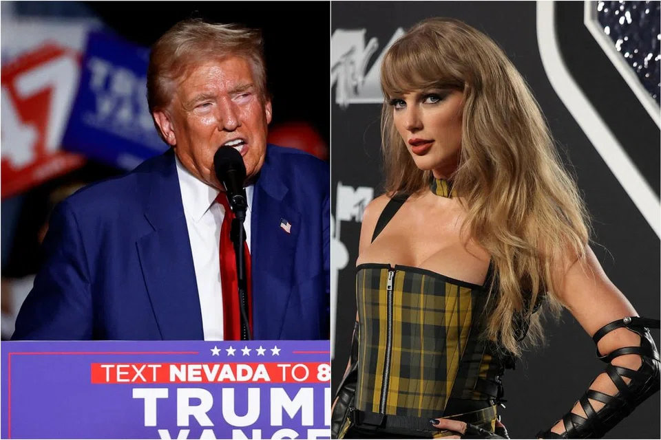 Trump says ‘I hate Taylor Swift!’ in Truth Social post | The Straits Times