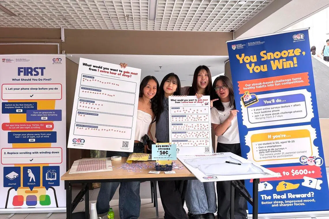 Phone Sleeps First: NTU student project helps undergrads put phones ...