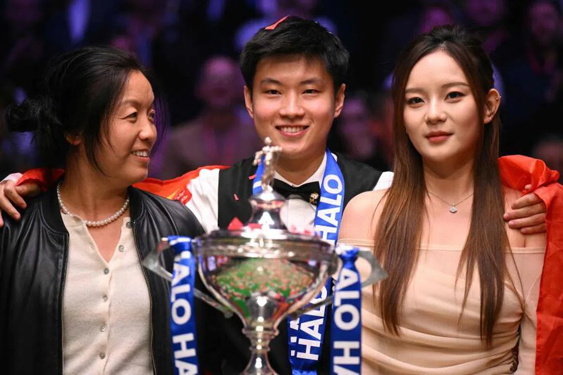 Zhao makes history as China’s first World Snooker champion | The Straits Times