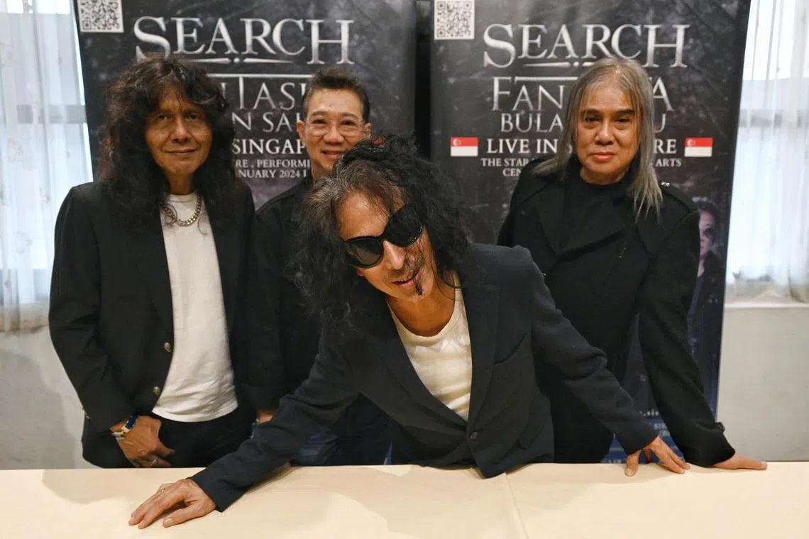 Malaysian rockers Search return to their Singapore roots after 30 years ...