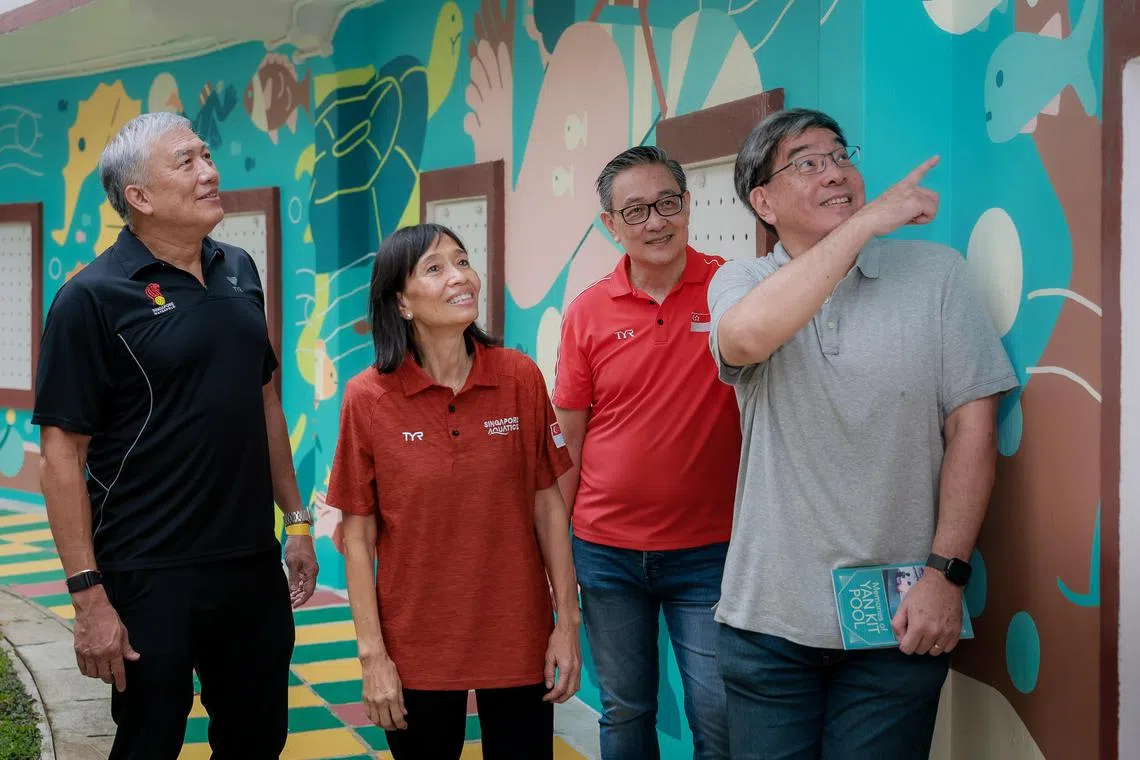 Yan Kit Pool Heritage Gallery and Mural to commemorate the old swimming ...