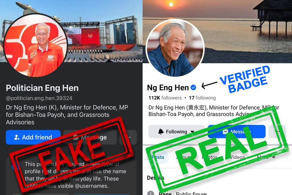 Be cautious of fake Facebook accounts pretending to be Defence Minister ...