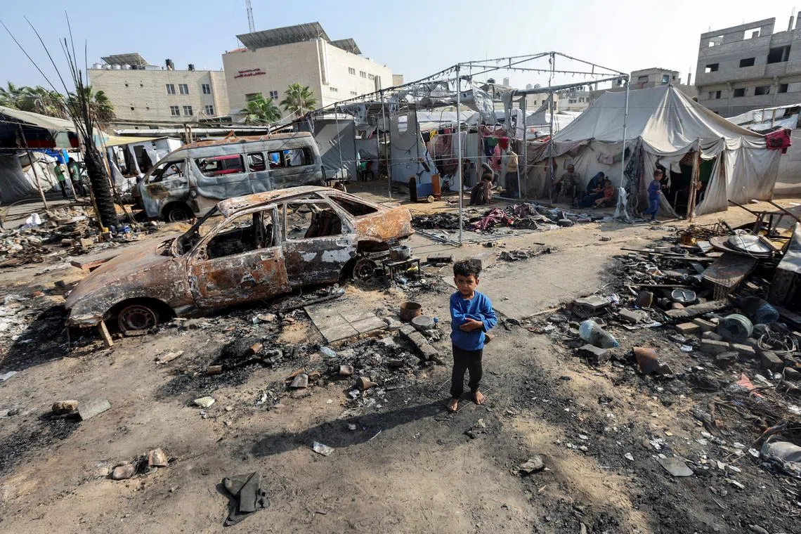 Burned Palestinian's relatives describe aftermath of Israeli attack ...