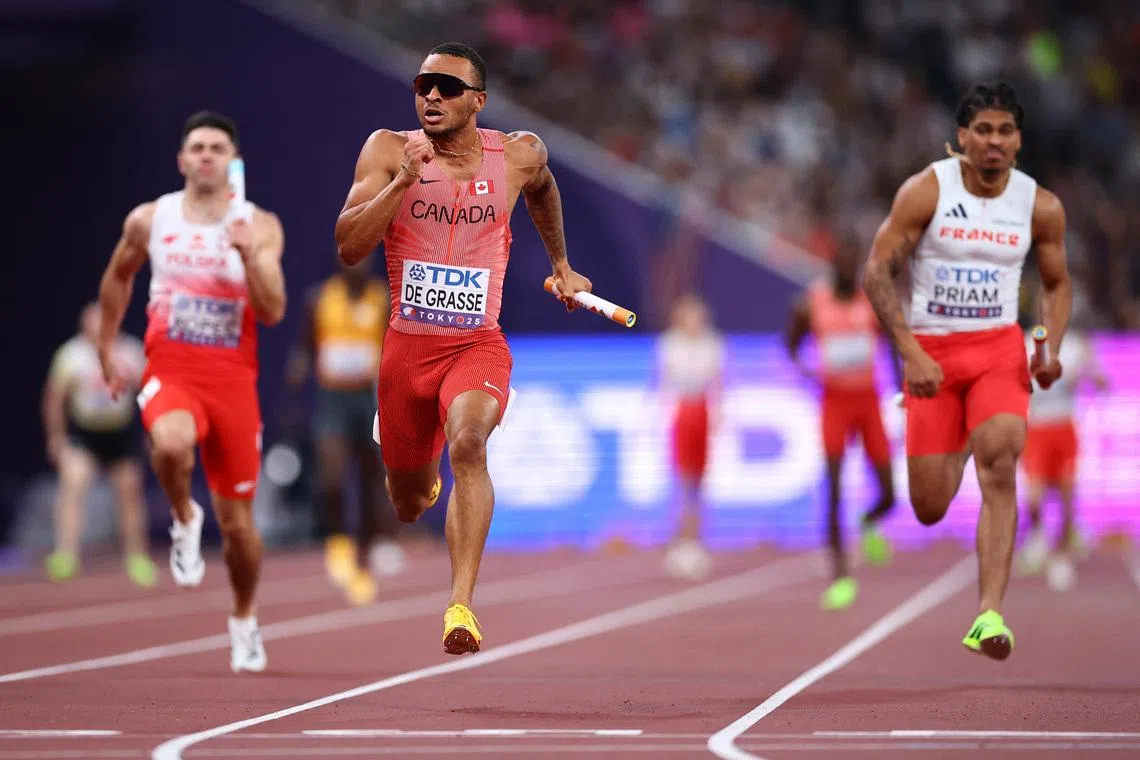 Canadian sprinter De Grasse eyes LA2028 as final Games | The Straits Times