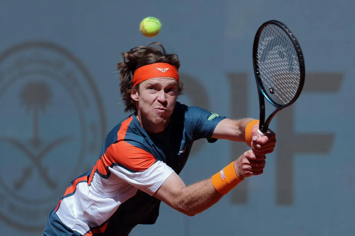 Andrey Rublev’s Madrid Open defence crumbles, Aryna Sabalenka battles ...