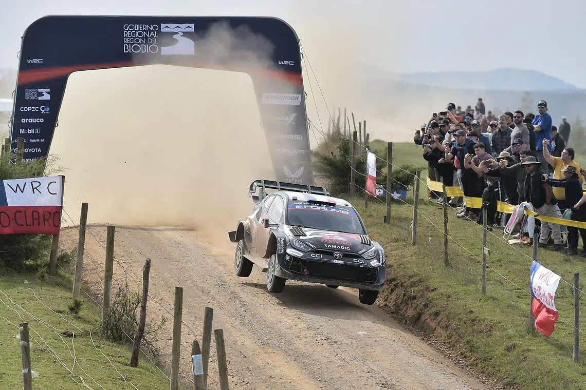 Sebastien Ogier leads Toyota teammate Elfyn Evans into final day of ...